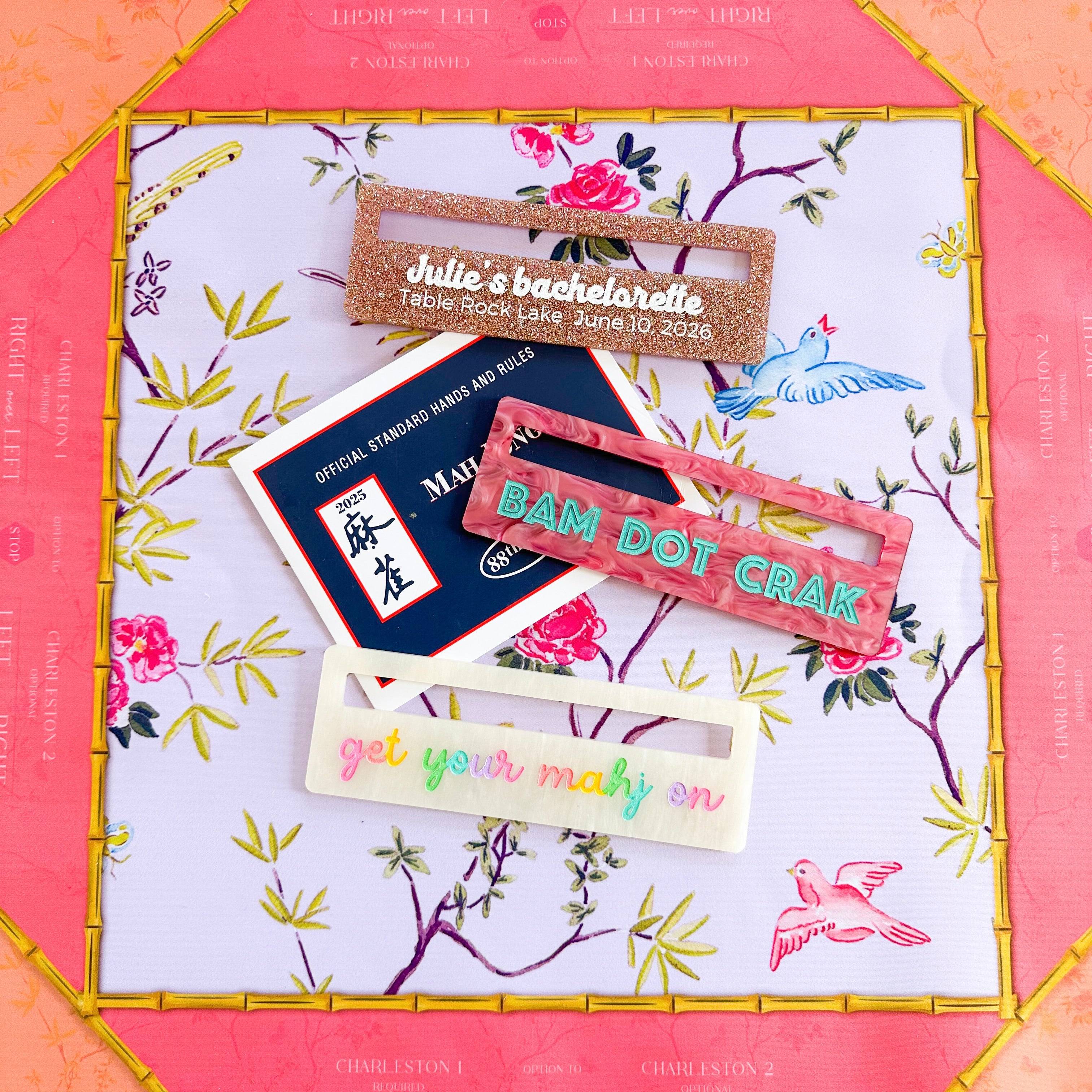 Custom Mahjong Line Reader – Hazel & Ollie